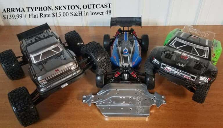 Arrma Notorious-Outcast-Senton-Typhon 6s Basher Upgrade Kit Stage 1 ...