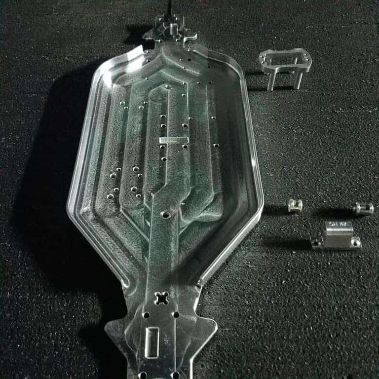 Aluminum 7075 Chassis for Arrma (V1-V5) 6s Outcast, Notorious, Senton ...